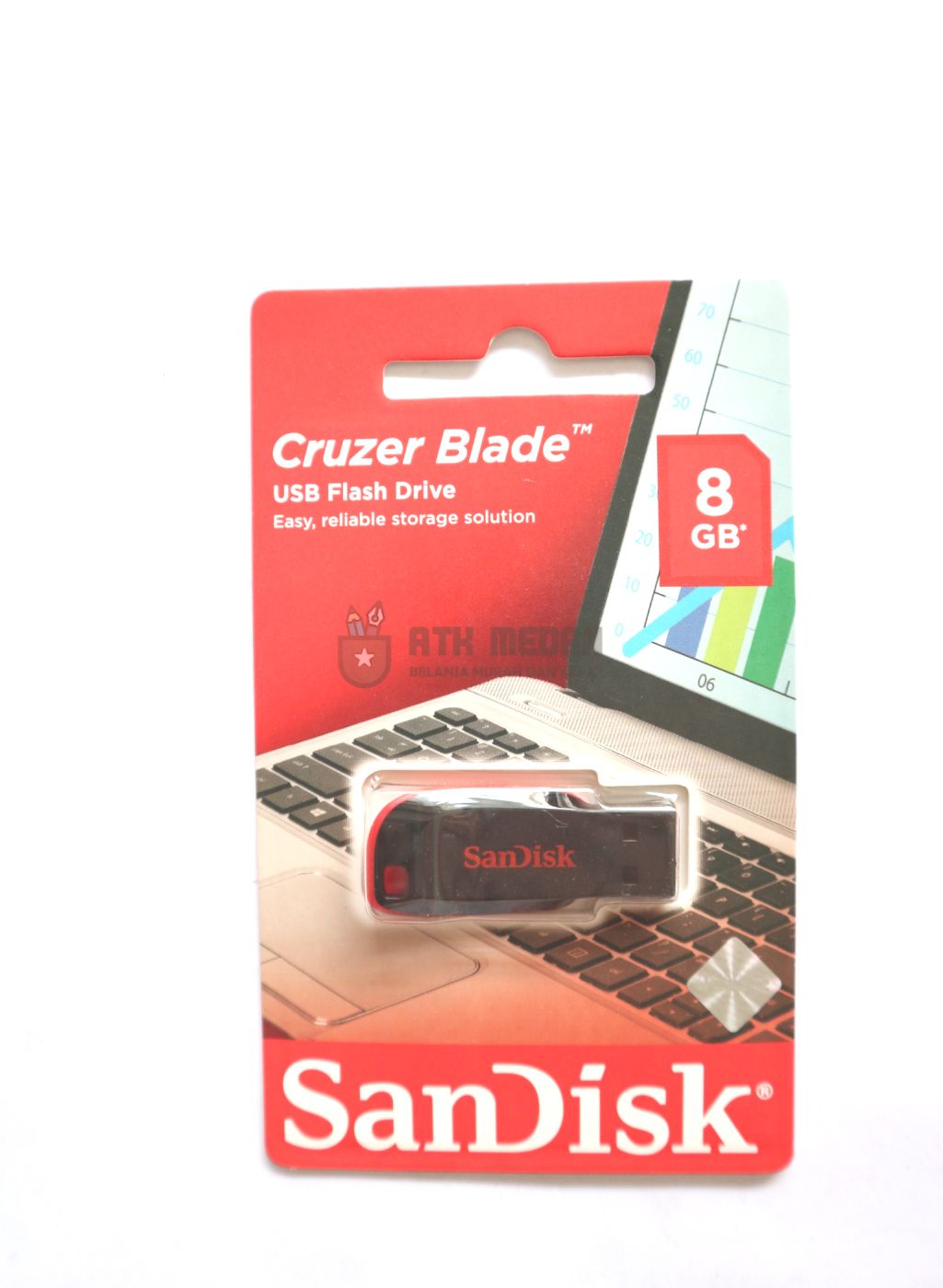 Harga USB Flash Drive / Flash Disc 8G Sandisk di Medan - ATK Medan